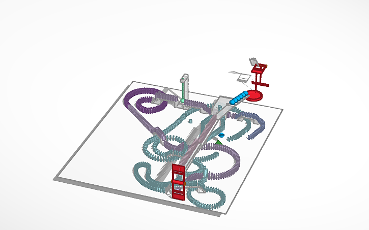 3D design Satisfying ball falling - Tinkercad