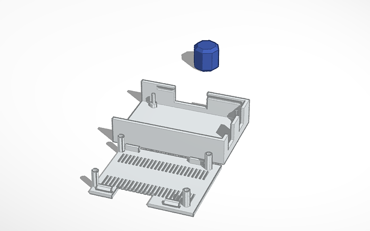 3D design Kryoflux XF Case - Tinkercad