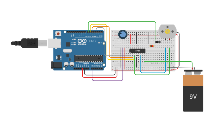 Circuit design practica 11 | Tinkercad