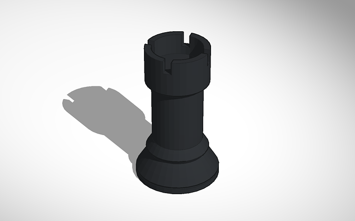 3D design Rook *chess* - Tinkercad