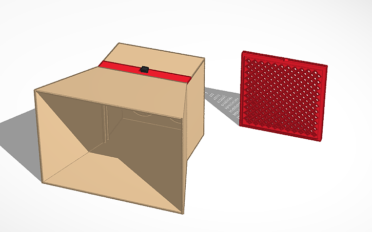 3D design Spray booth - Tinkercad