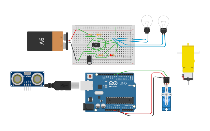 Circuit Design Blinking Circuit Tinkercad