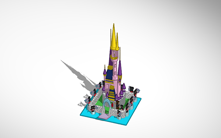 3D design disney castle by will | Tinkercad
