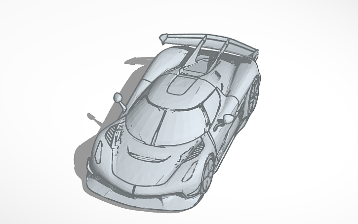 3D design Koenigsegg Jesko Devil AV Customs (scan version) - Tinkercad