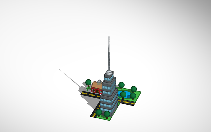 3D design Cidade | Tinkercad