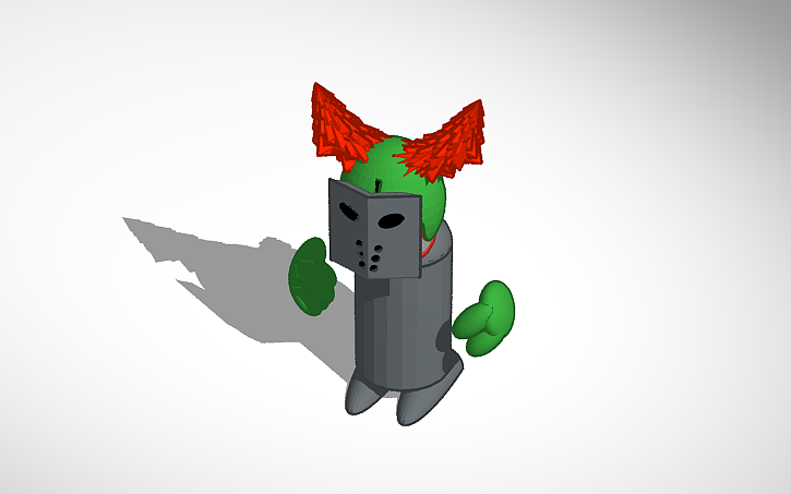 3D design Tricky The Clown (but with more zombie features) - Tinkercad