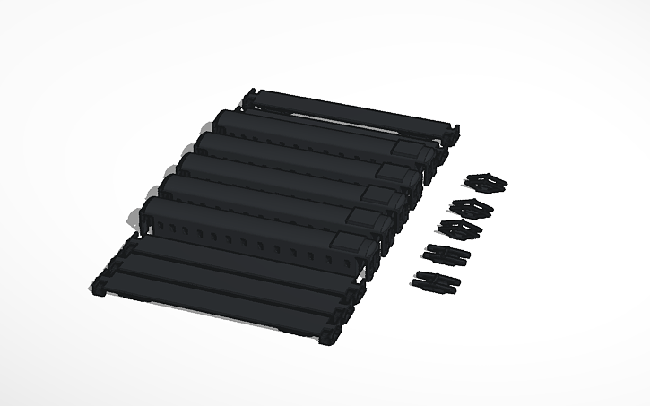 3D design IER Interurban mini fleet | Tinkercad