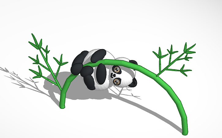 3D design Panda - Tinkercad