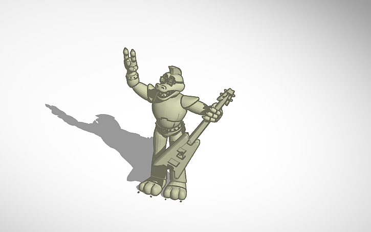 3D design montgomery gator model - Tinkercad