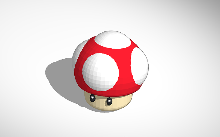 3D design seta Mario Bros - Tinkercad