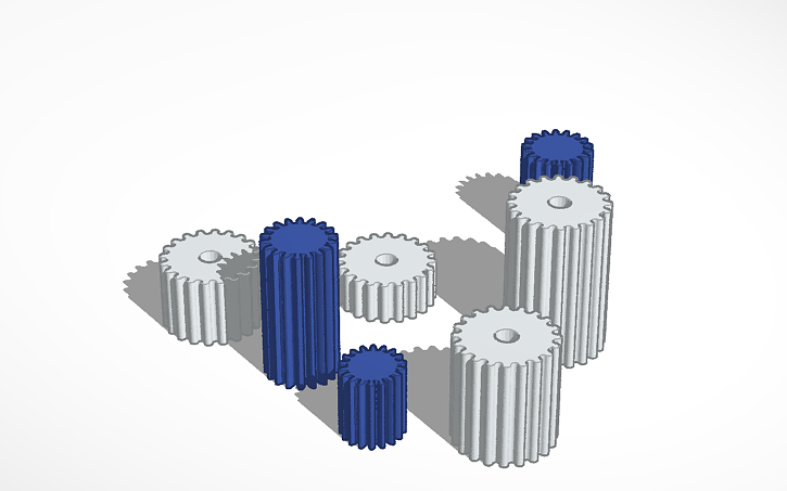 3D design Gears - Tinkercad