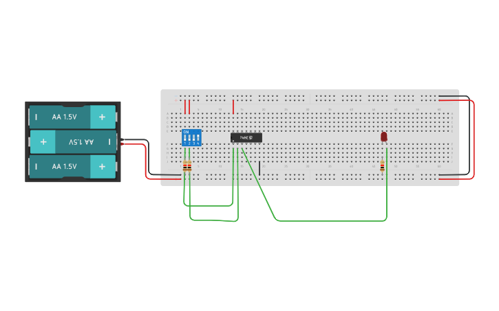 Circuit design ejercicio 2 | Tinkercad