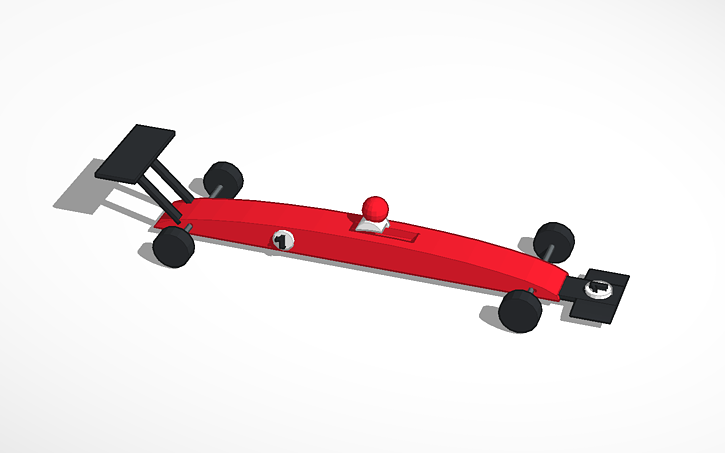 3D design F1 Car (Model Only) | Tinkercad