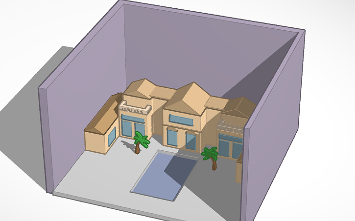3D design mansion | Tinkercad
