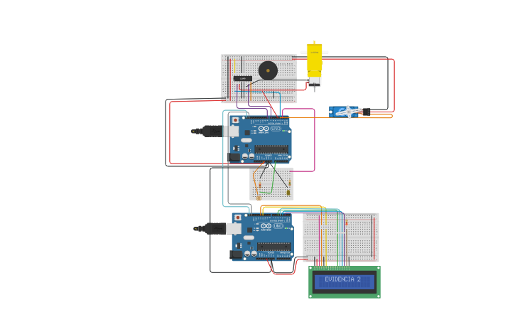 Circuit design Evidencia 2/ Arduinos - Tinkercad