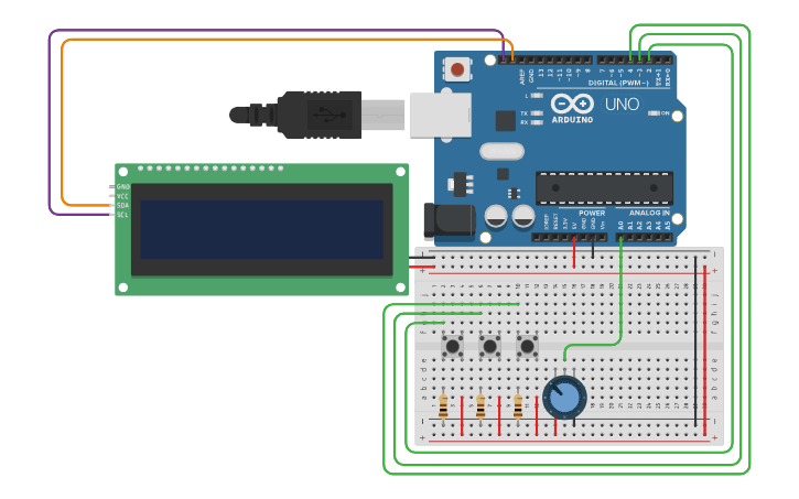 Circuit design Lectura Analoga - Tinkercad