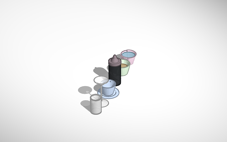 3d Design Cups Tinkercad