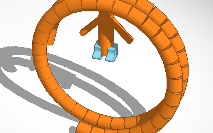 3D design spiral man - Tinkercad