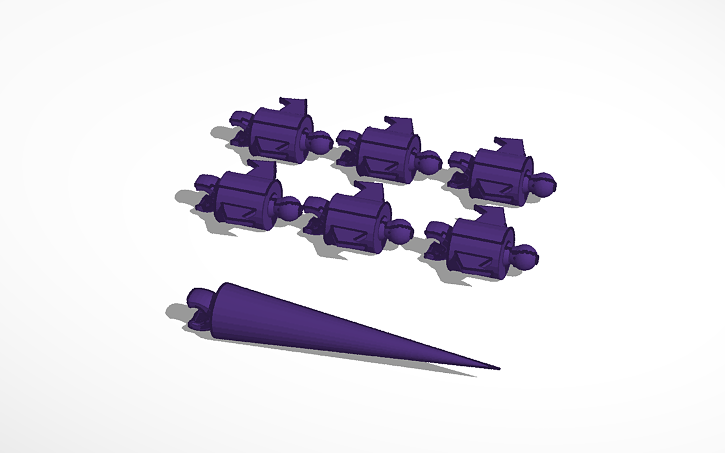 3D design Eternatus - Tail - Tinkercad