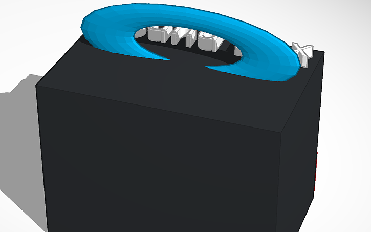 3D design Speaker sound box - Tinkercad