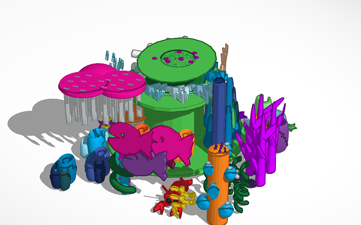 3D design Coral reef - Tinkercad