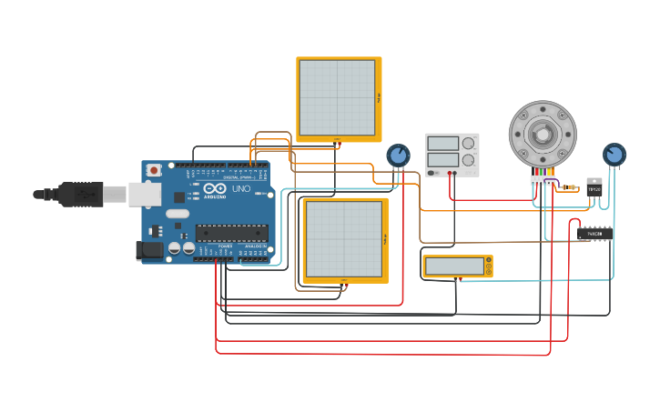 Circuit design PID - Tinkercad