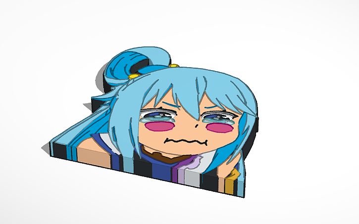 3D design Aqua crying | Tinkercad