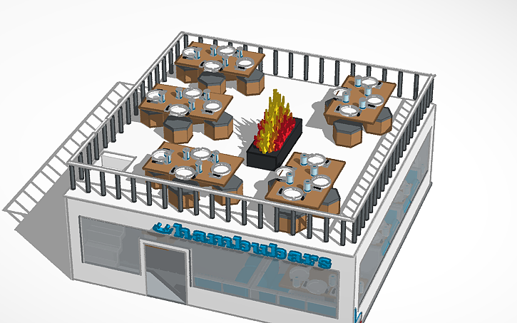 3D design BAR - Tinkercad