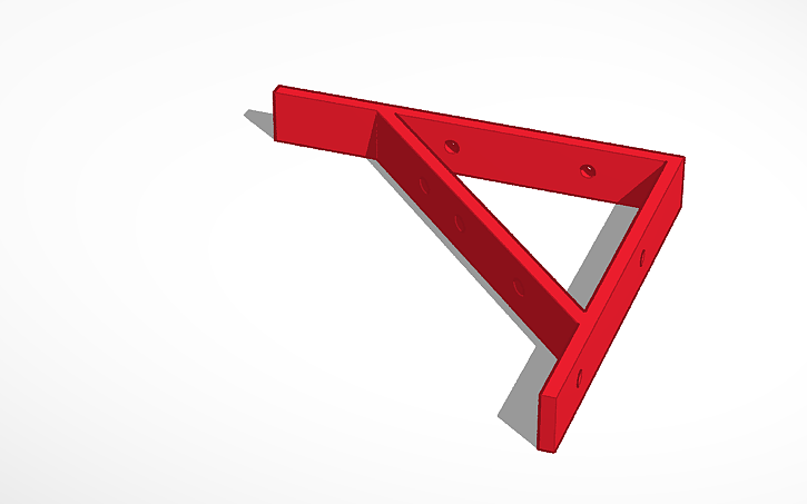 3D design Shelf support - Tinkercad