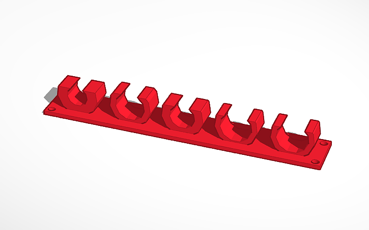 3D design Cable Holder - Tinkercad