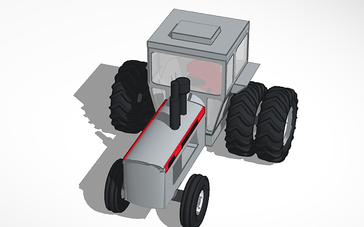 3D design wight tractor - Tinkercad