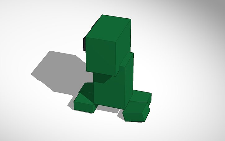 3D design minecraft creeper | Tinkercad