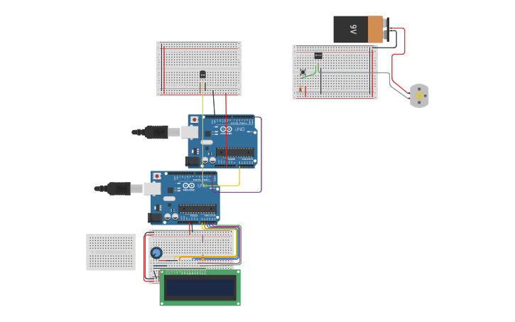 Circuit design Relê | Tinkercad