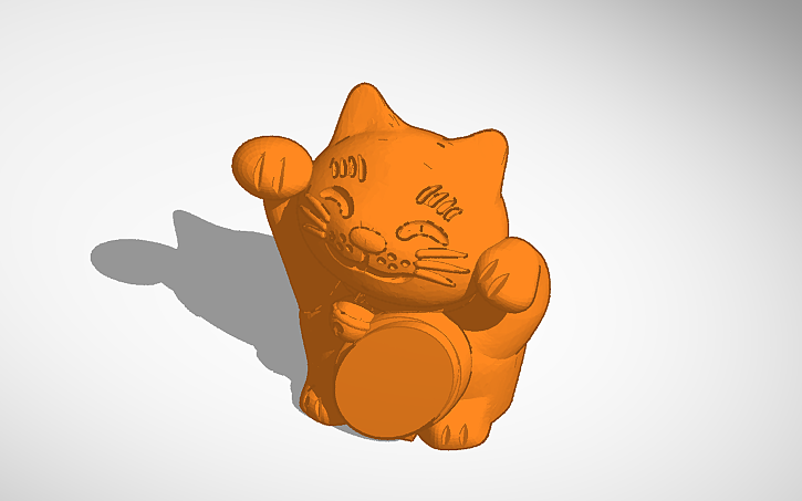 3D design Cat - Tinkercad