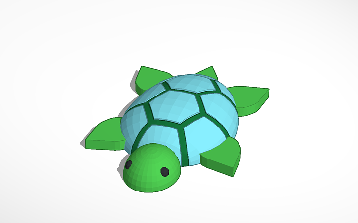 3D design Turtle - Tinkercad