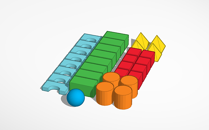 3D design Disaster Blocks Start Template - Tinkercad