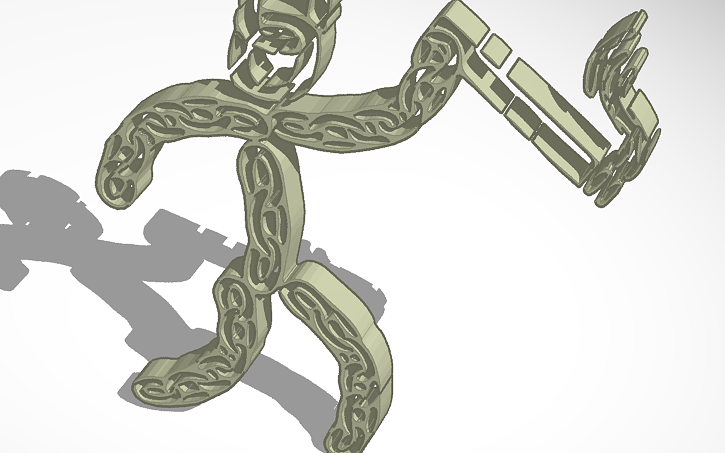 3D design Chainsmoker Logo Tomas - Tinkercad