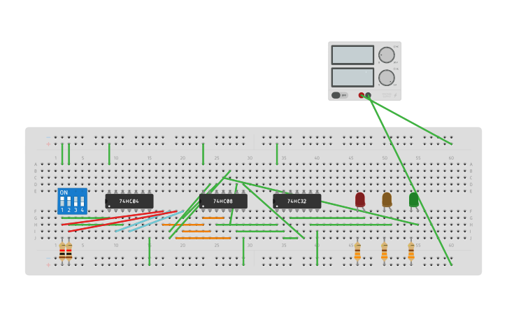 Circuit design Semàfor austríac | Tinkercad