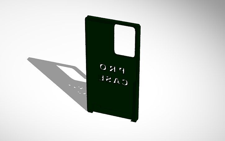 3D design Pro Case for Samsung galaxy s20 ultra | Tinkercad