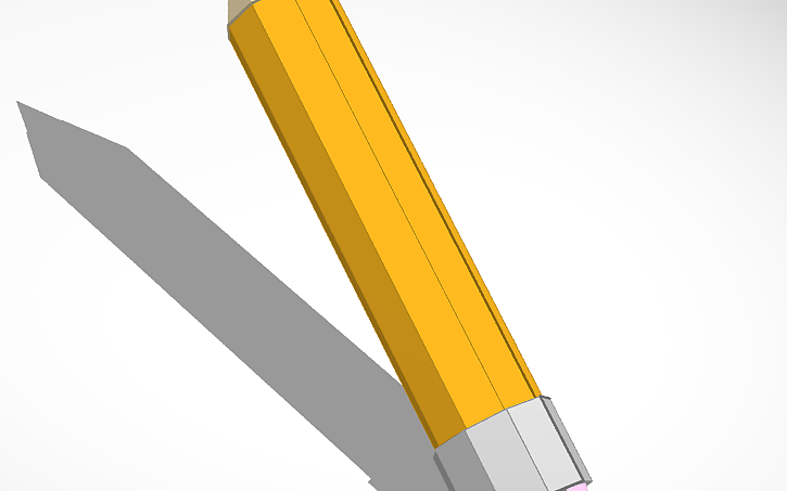 3D design Matita - Tinkercad