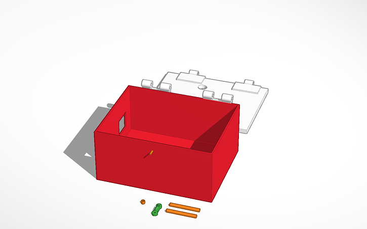 3D design Arduino-101 case - Tinkercad