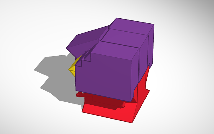 3D design Moon Gundam (Chest) - Tinkercad