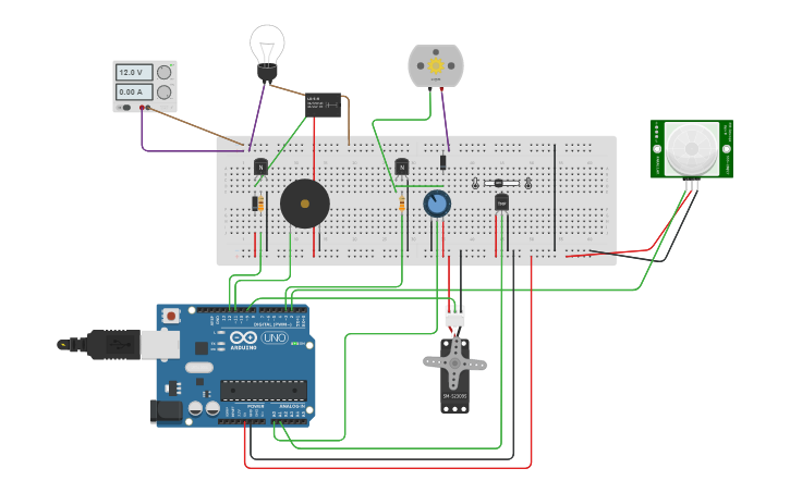 Circuit Design Home Automation Tinkercad