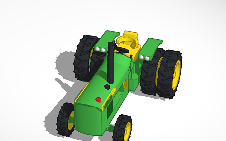 3D design John Deere 4320 - Tinkercad