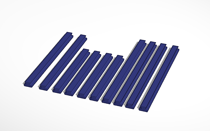 3D design ENDER 3 FRAME GROOVE COVERS - Tinkercad