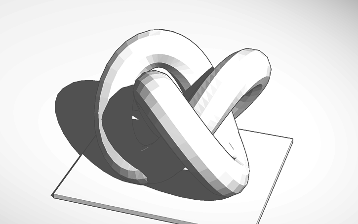 3D design knot - Tinkercad