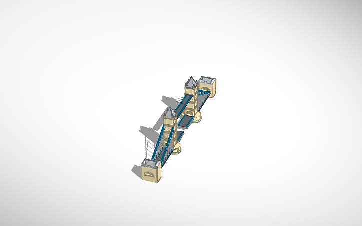 3D design tower bridge - Tinkercad