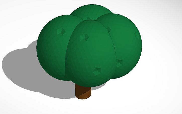 3D design open source tree - Tinkercad