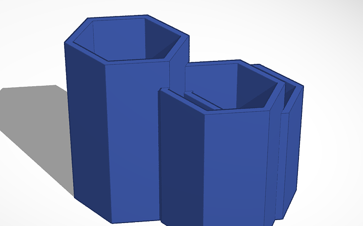 3D design Pen Pencil Holder - Tinkercad