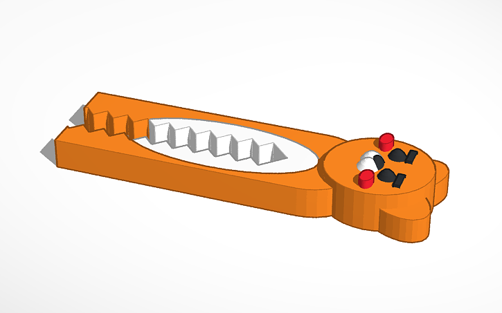 3D design Clips paquet de chips - Tinkercad